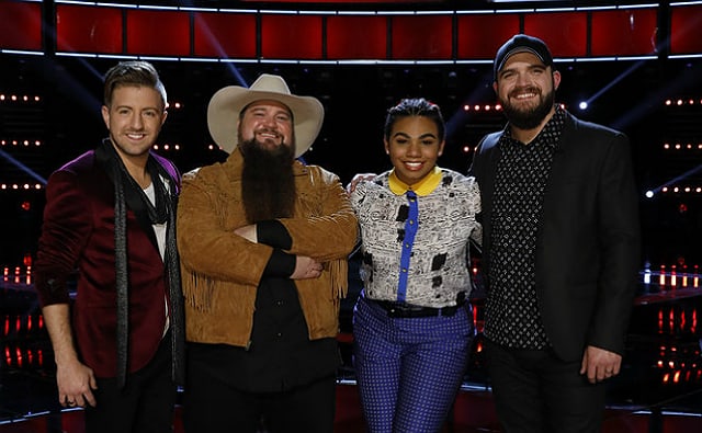 The Voice Season 11 Finale Performances: Three Men and a Baby