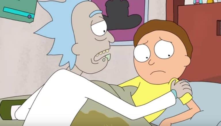 Drunk Rick Method Acting from Rick and Morty