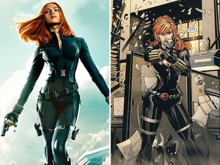What Comic Characters Look Like Compared To Their Movie Counterparts