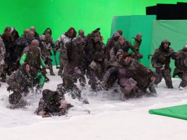 What the Wight Battle on ‘Game of Thrones' Looked like Before CGI