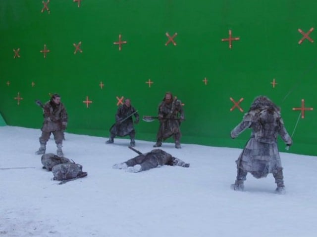 What the Wight Battle on ‘Game of Thrones' Looked like Before CGI