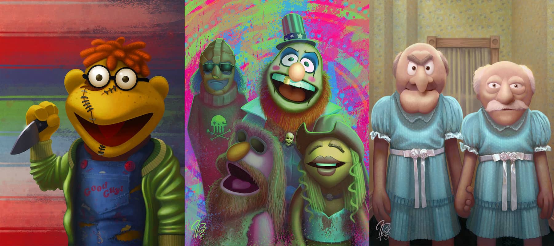 Artist Turns Muppets Into Famous Horror Movie Characters